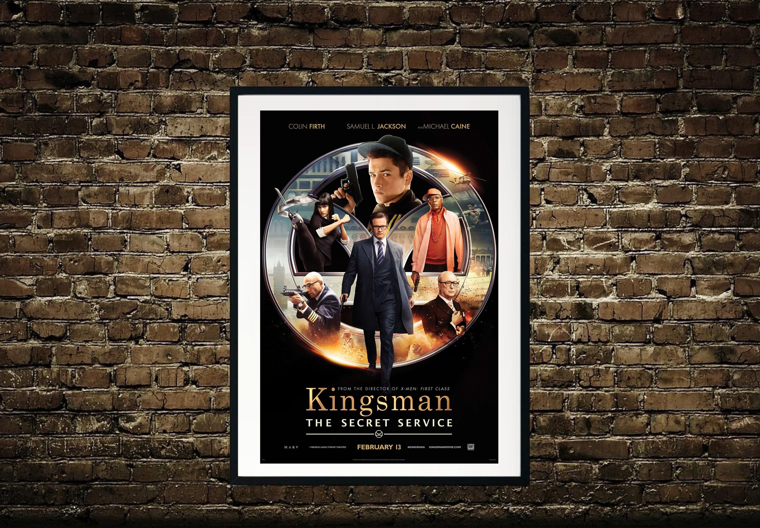 Kingsman poster Movie poster unframe poster Canvas poster Wall Hangings ...