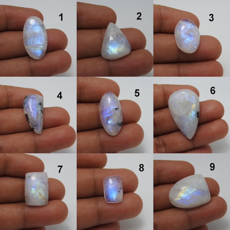 Loose Moonstone Stones - Etsy