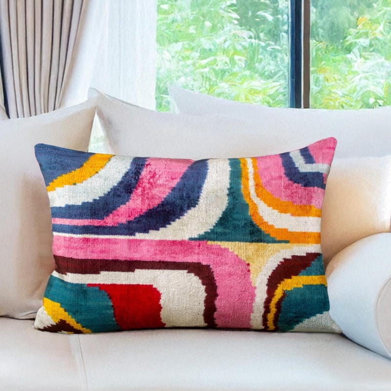 Multi Color Pillow - Etsy