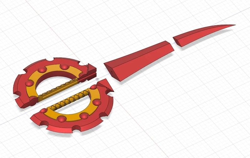 Rikku Dagger - FFX - Final Fantasy - 3D Model Only - STL Files for 3D ...