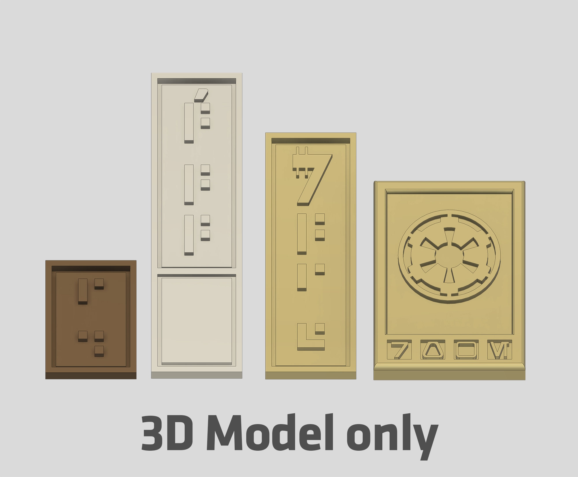 Star Wars Credits STL Files for 3D Printing - Etsy