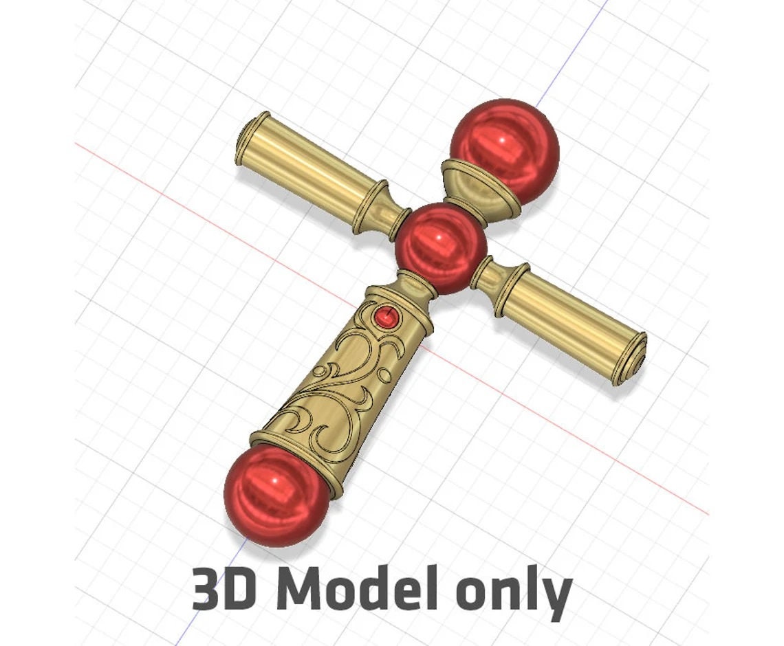 Kamikaze Kaito Jeanne – Rosario Cross - 3D MODEL ONLY - - Etsy