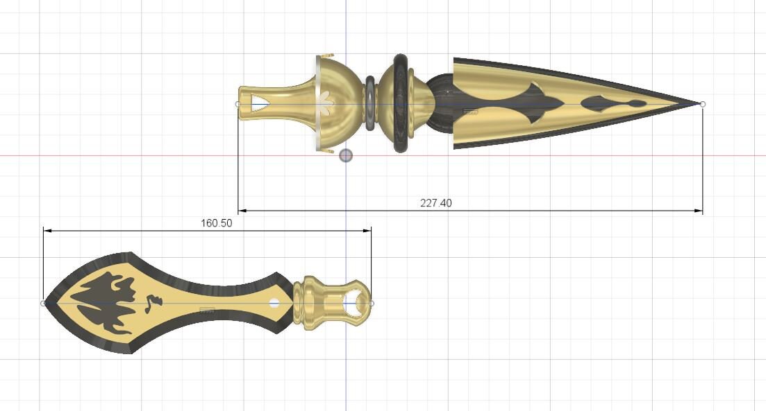 Enkidu - Chains of Heaven - Gilgamesh Cosplay - Weapons Props - STL ...