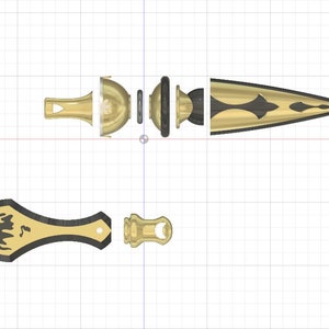 Enkidu - Chains of Heaven - Gilgamesh Cosplay - Weapons Props - STL ...