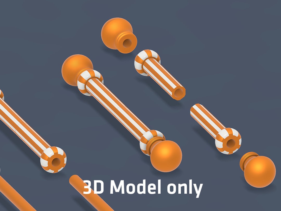 Sorcery Clima-tact - One Piece Weapon - Name Cosplay Staff Weapon - STL ...