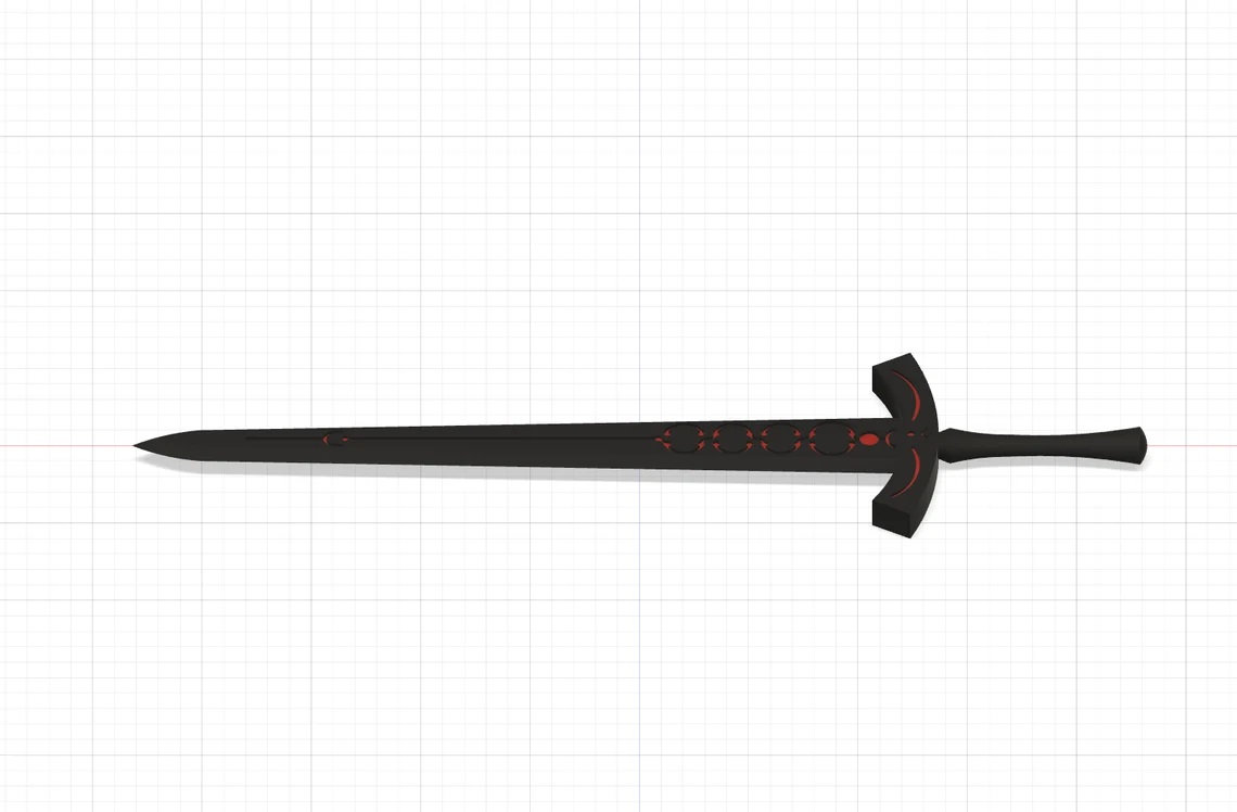 Excalibur Morgan - Fate - Sword - Saber Alter - STL Files for 3D ...
