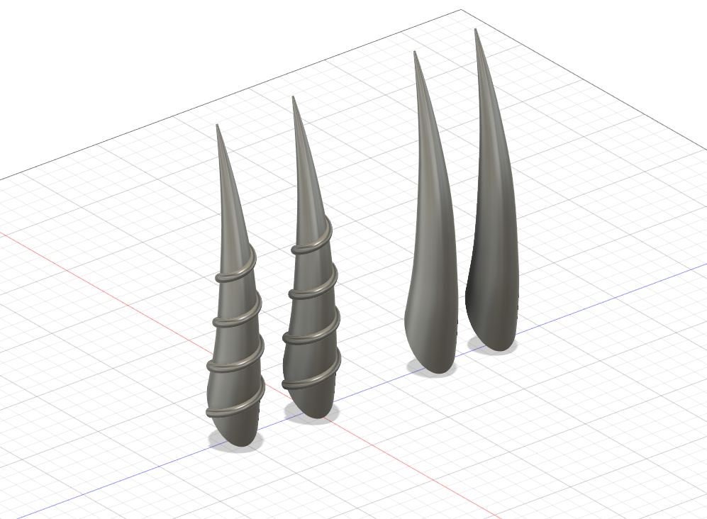 Shuten & Ibaraki Fate Horns STL Files for 3D Printing - Etsy