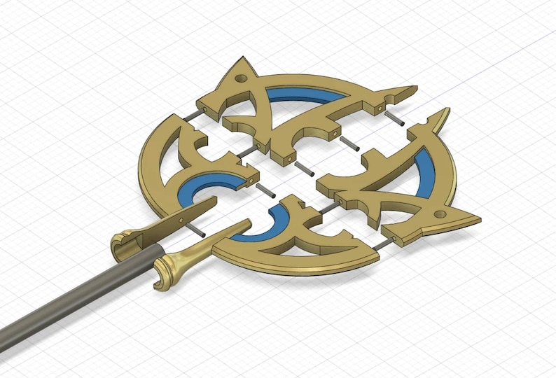 Yuna Staff - FFX - Final Fantasy - - STL Files for 3D Printing - Etsy