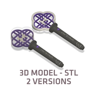 Huntrix Light Stick - Fanmade Kpop Demon Hunters | 2 Versions | 3D ...