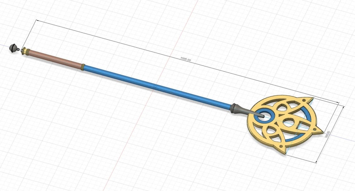 Yuna Staff FFX Final Fantasy STL Files for 3D Printing - Etsy