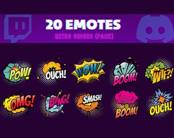Comic Strip Emotes - Etsy