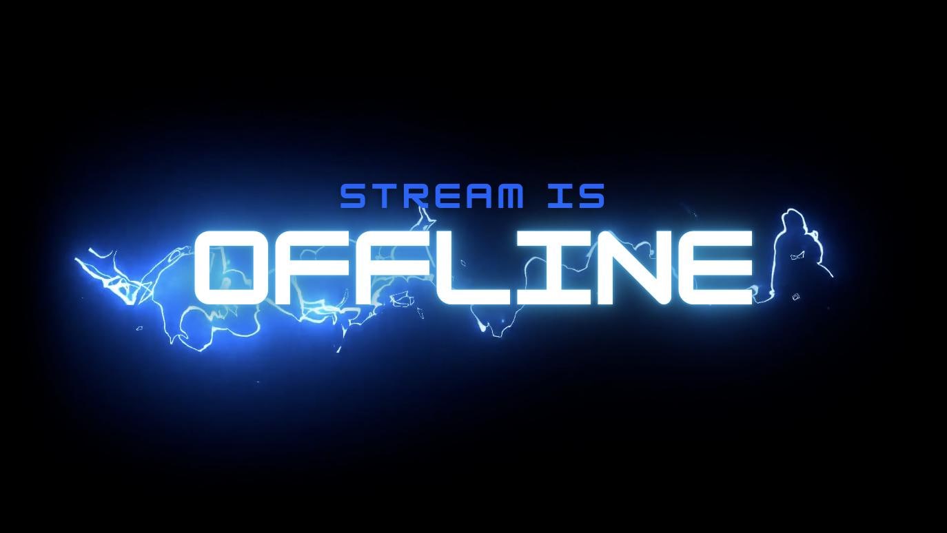 4 Electric Intermission Animated Screens | Start, Pause, End, Offline ...