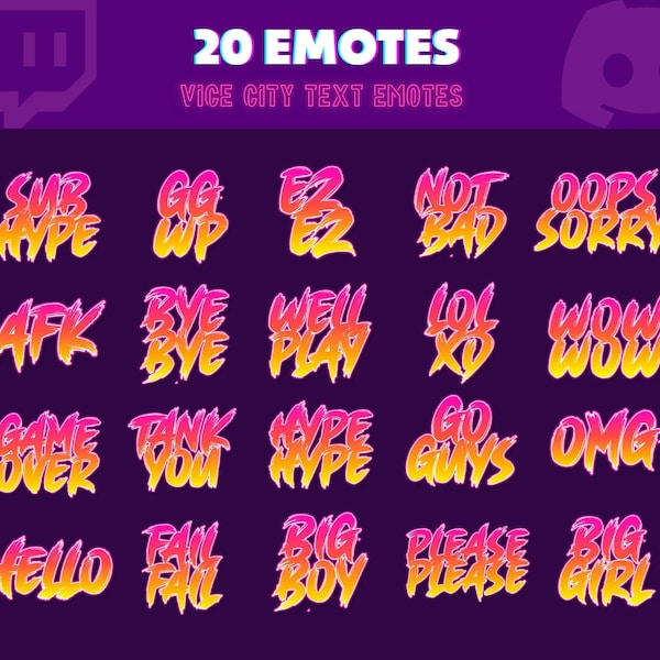 Twitch Gta Emotes - Etsy