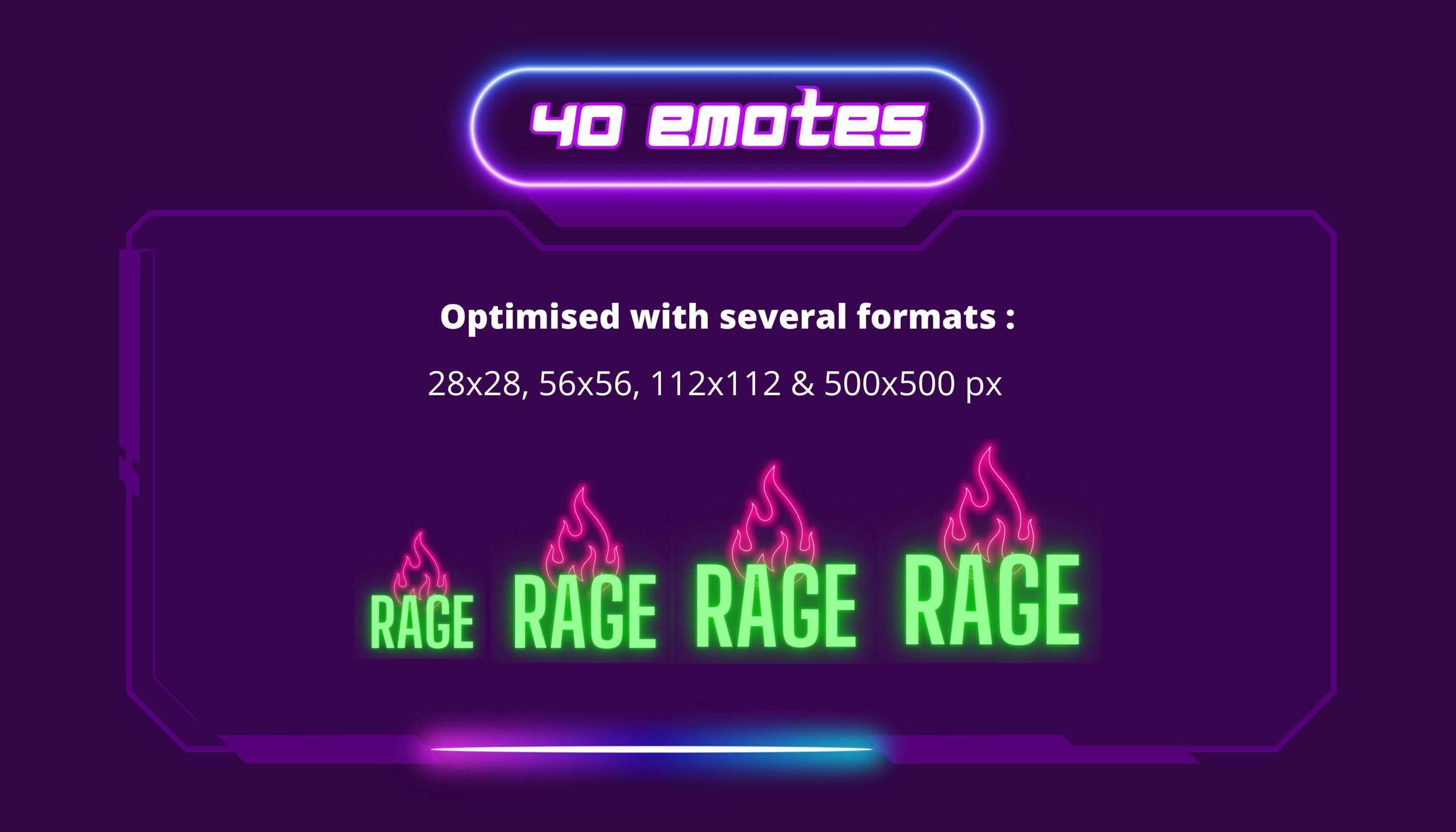 Pack 40 Neon Green Emotes PNG – Twitch, Discord, Youtube ...