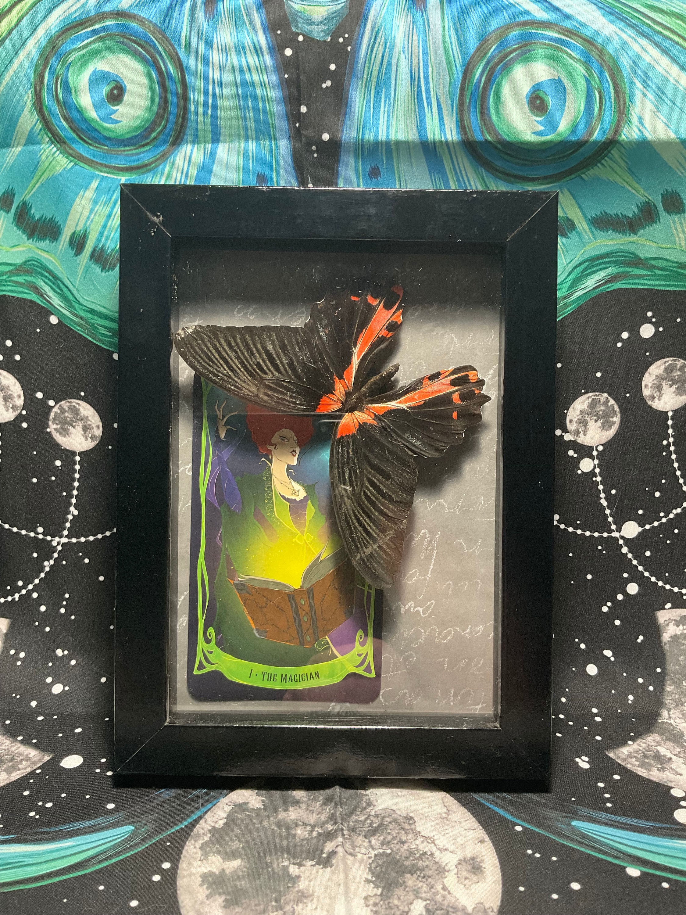 The Magician Tarot Card With Butterfly - Etsy