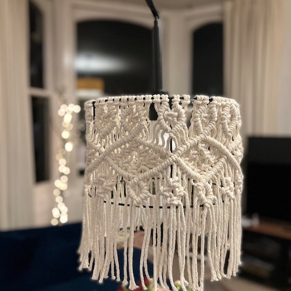 Macrame Lamp Shade - Etsy