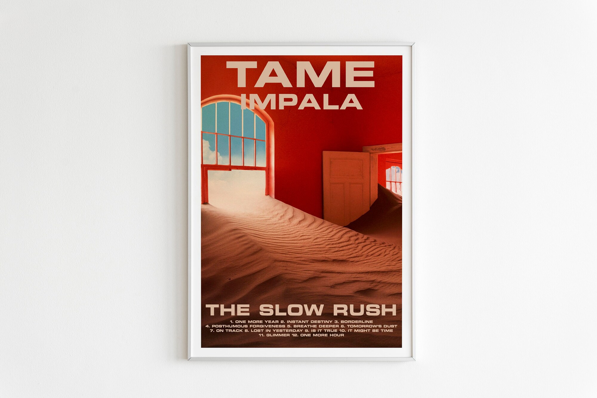 Tame Impala Poster, The Slow Rush Poster, The Slow Rush Album Cover ...