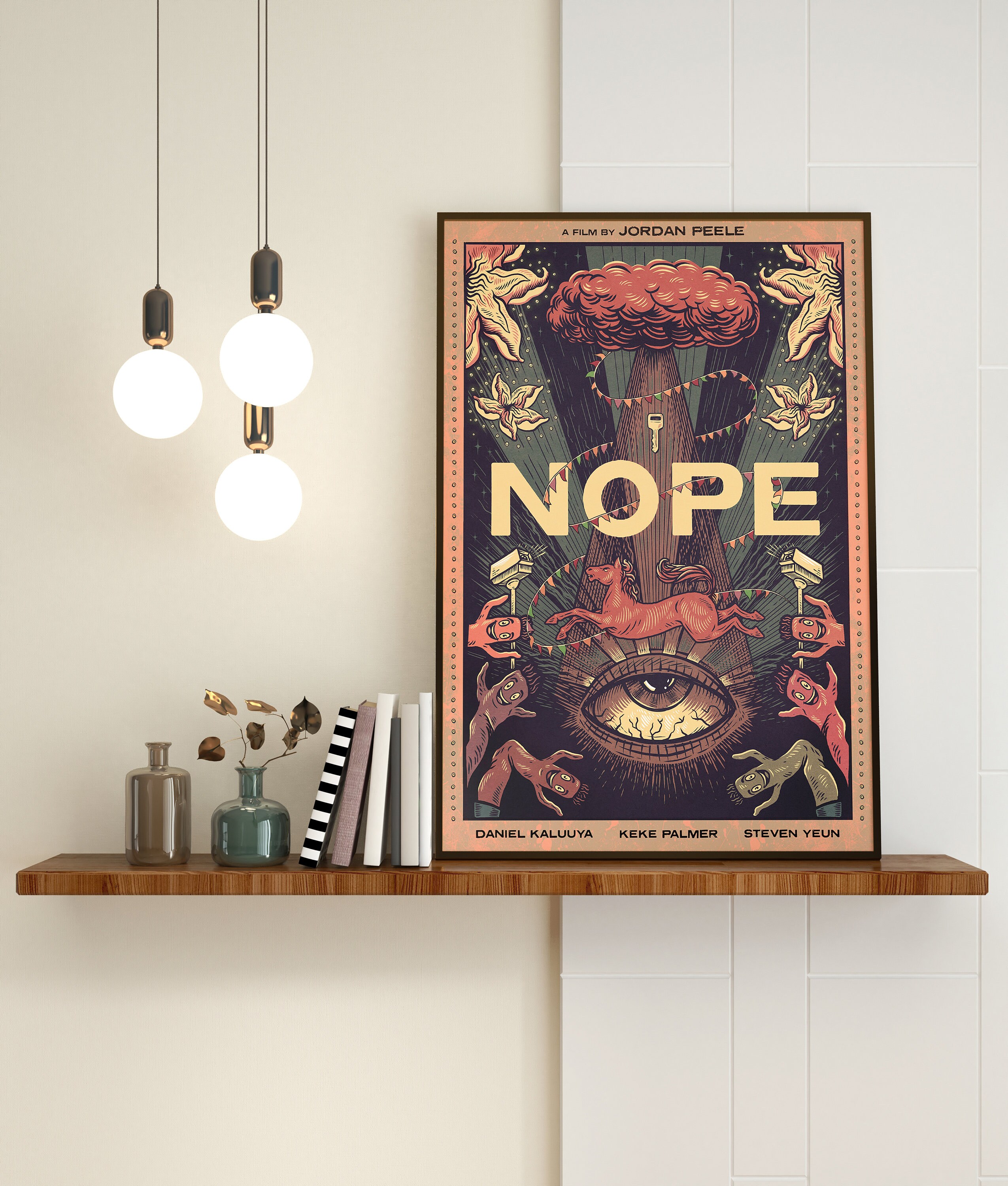 Nope Movie Poster - Jordan Peele Poster Designed & Sold By Jennine Polluter