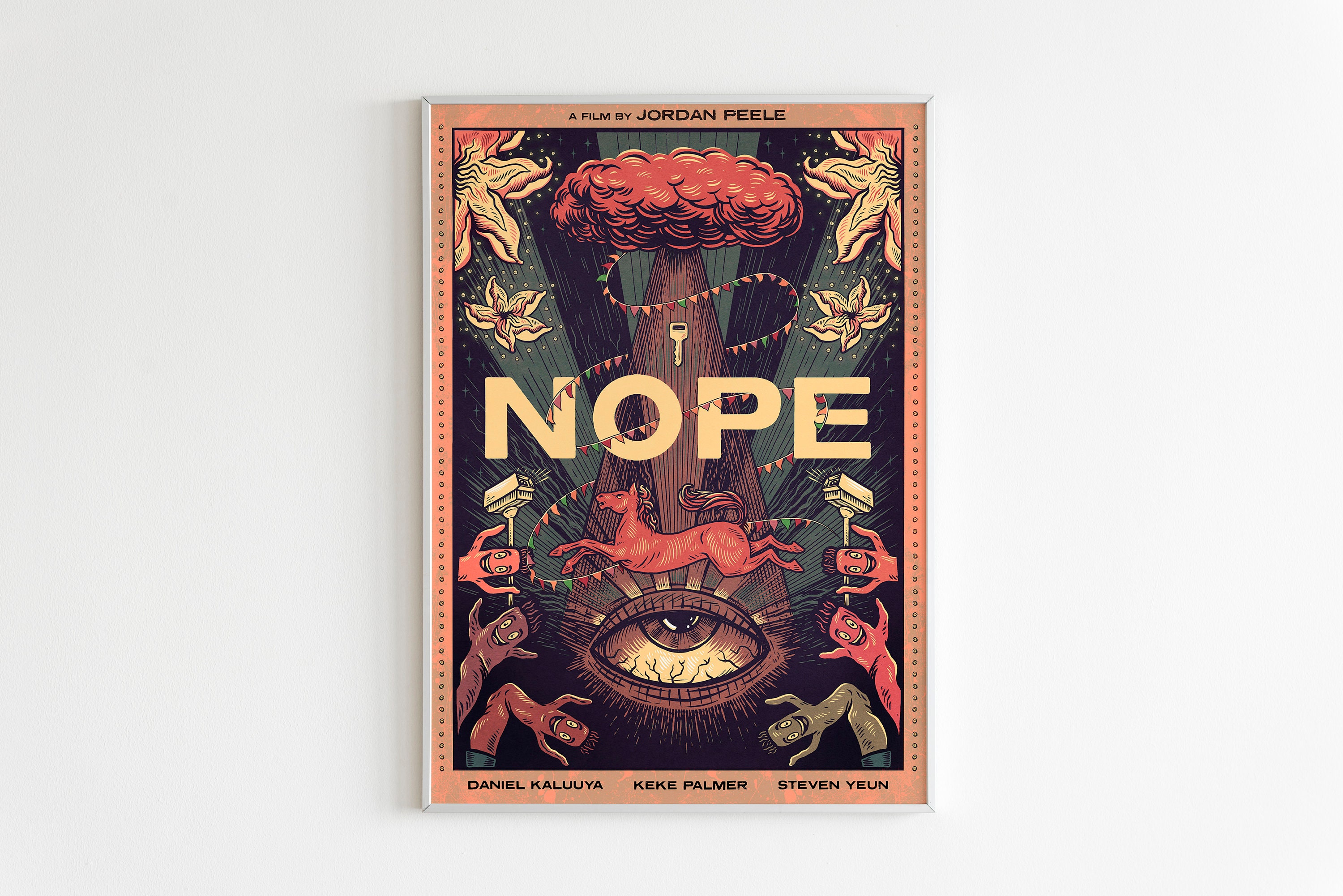 Nope Movie Poster - Jordan Peele Poster Designed & Sold By Jennine Polluter