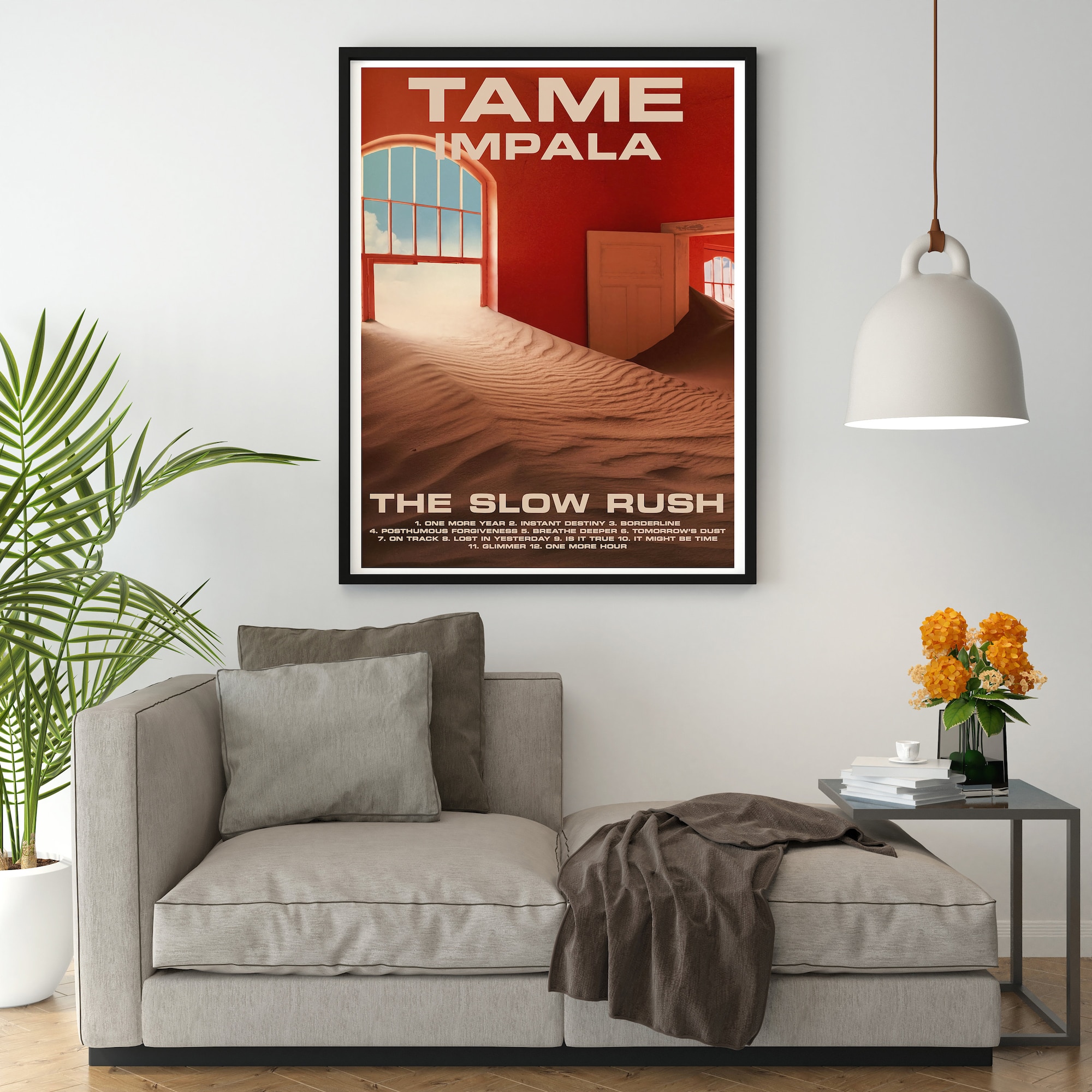 Tame Impala Poster, The Slow Rush Poster, The Slow Rush Album Cover ...