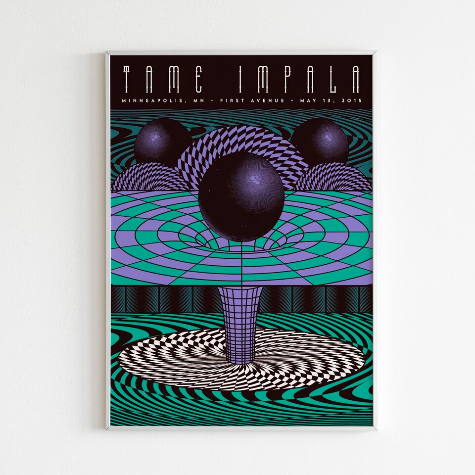 Tame Impala Poster - Tame Impala - Concert Poster - Album Poster sold ...