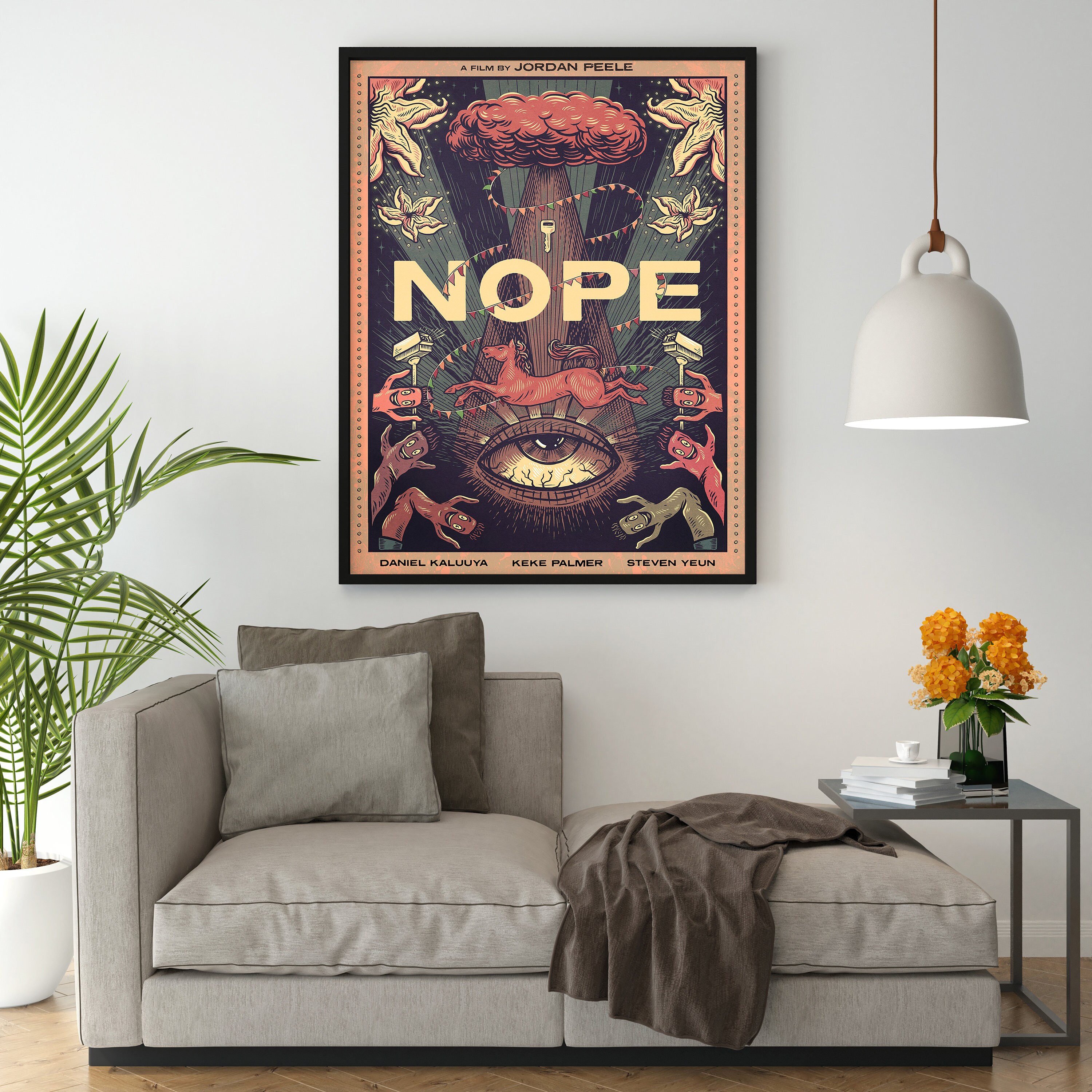 Nope Movie Poster - Jordan Peele Poster Designed & Sold By Jennine Polluter