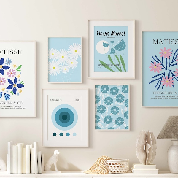 Light Blue Posters - Etsy