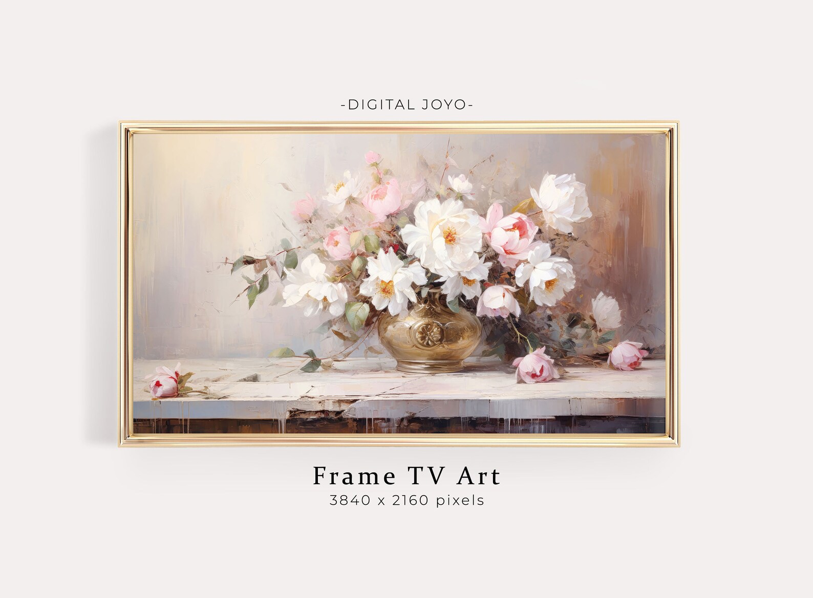 Winter Flowers Frame TV Art Still Life Samsung Frame TV Art - Etsy