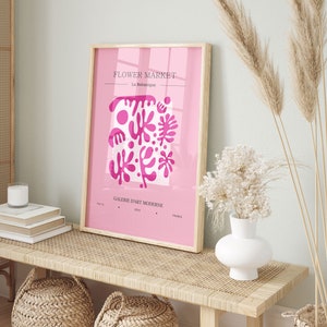 Pink Bundle Set of 3 Prints, Matisse Print, Botanical Poster, Pink Wall ...