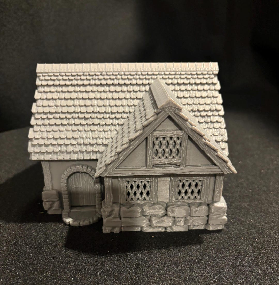 Medieval Fantasy Single-story Commoner House - Etsy