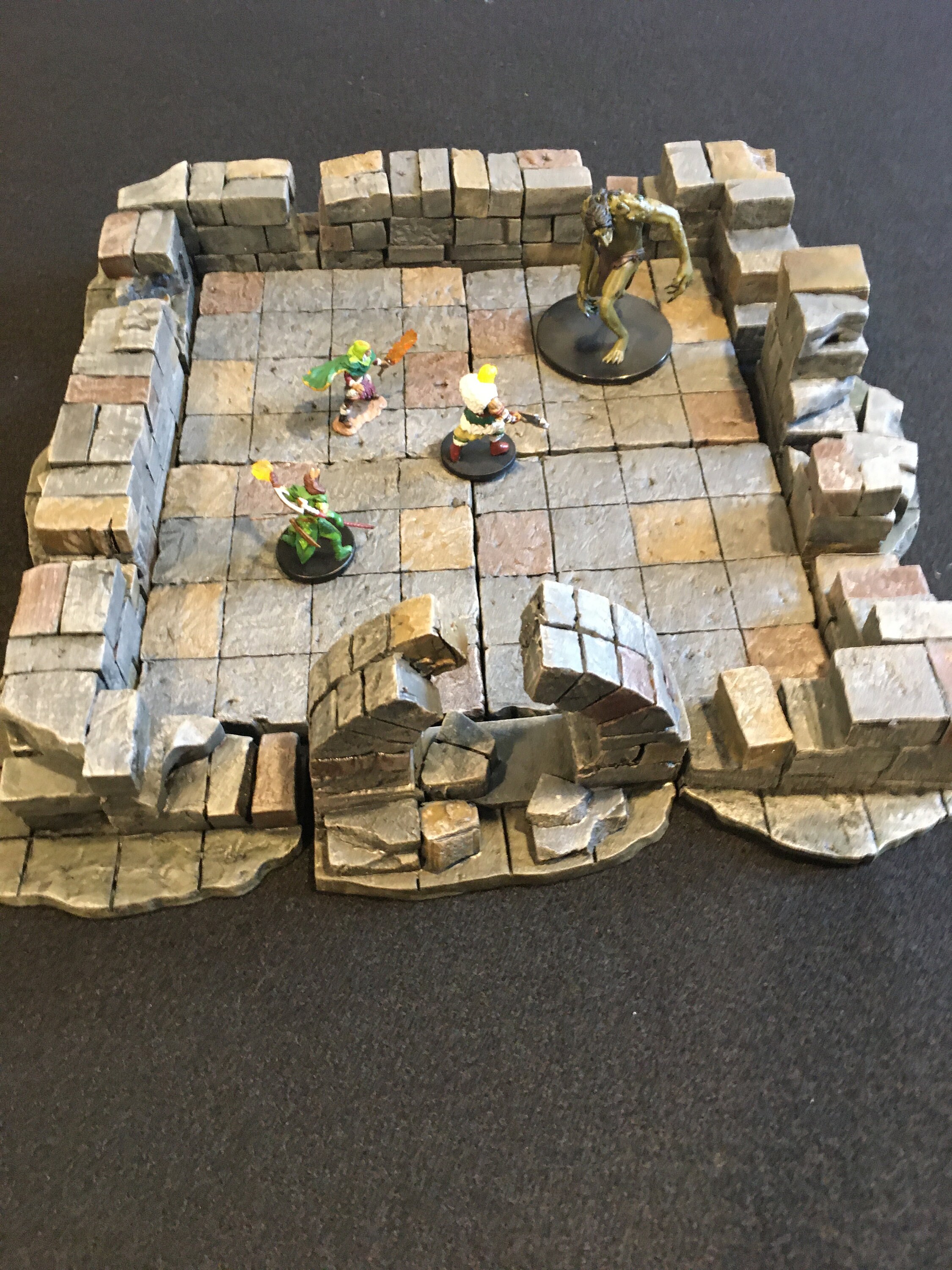 Modular Dungeon Tile neo-classic Ruins Basic Set - Etsy