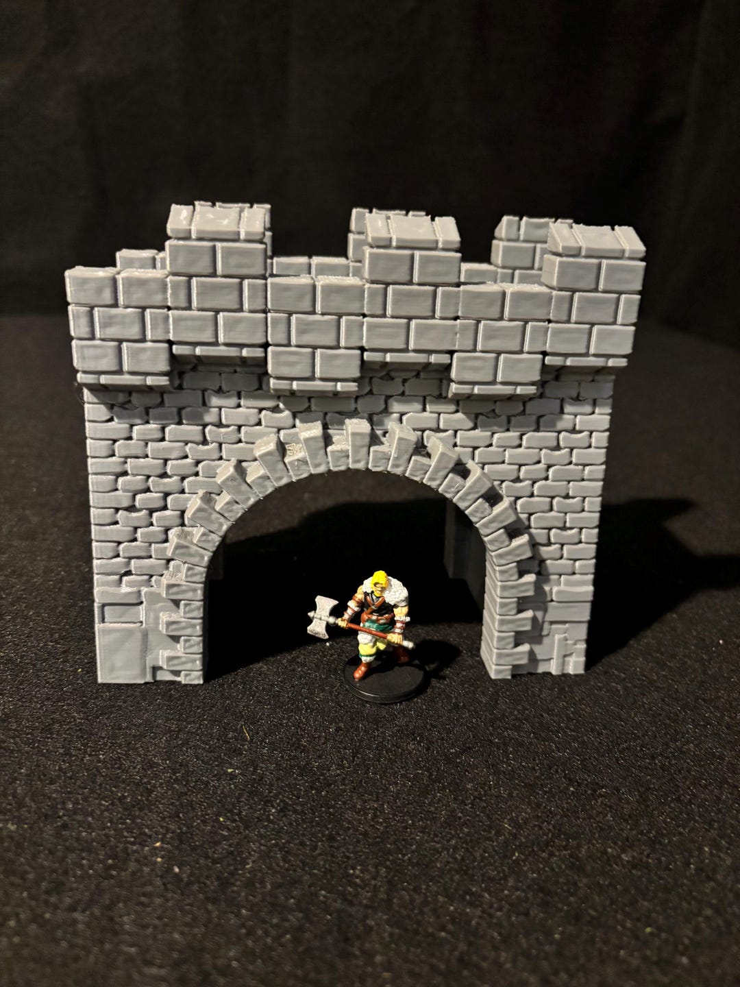 28mm Fantasy City Wall Section -gate - Etsy