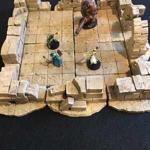 Modular Dungeon Tile desert Ruins Basic Set - Etsy