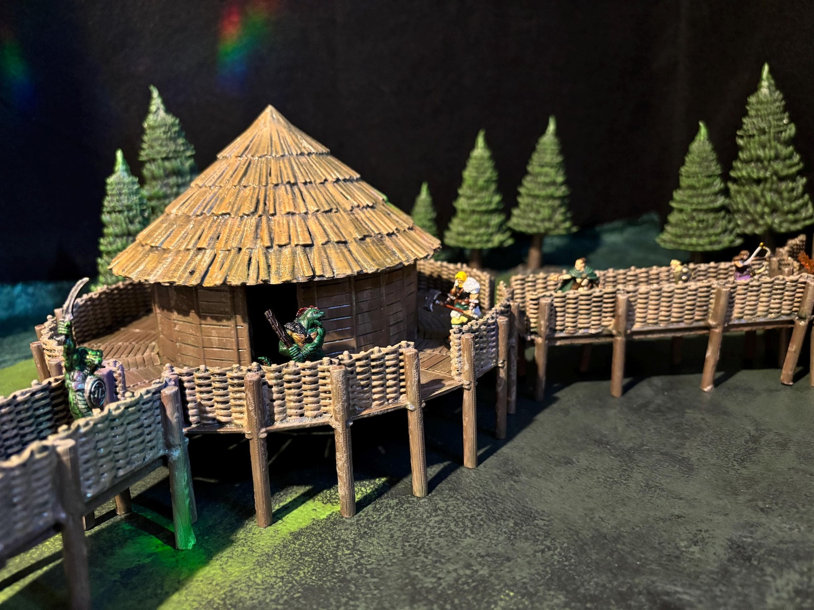 28mm Stilted Hut With Walkways - Etsy