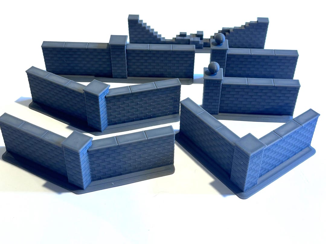 Courtyard Walls Scatter Terrain Set - Etsy