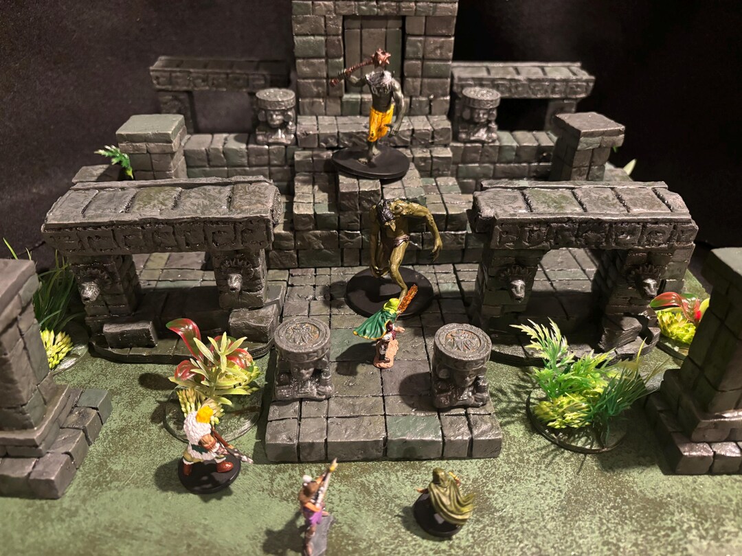 Jungle Ruins Modular Dungeon Tile UDT Set - Etsy