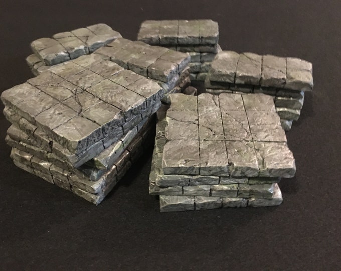 Basic Dungeon Tile Modular Set classic Dungeon - Etsy