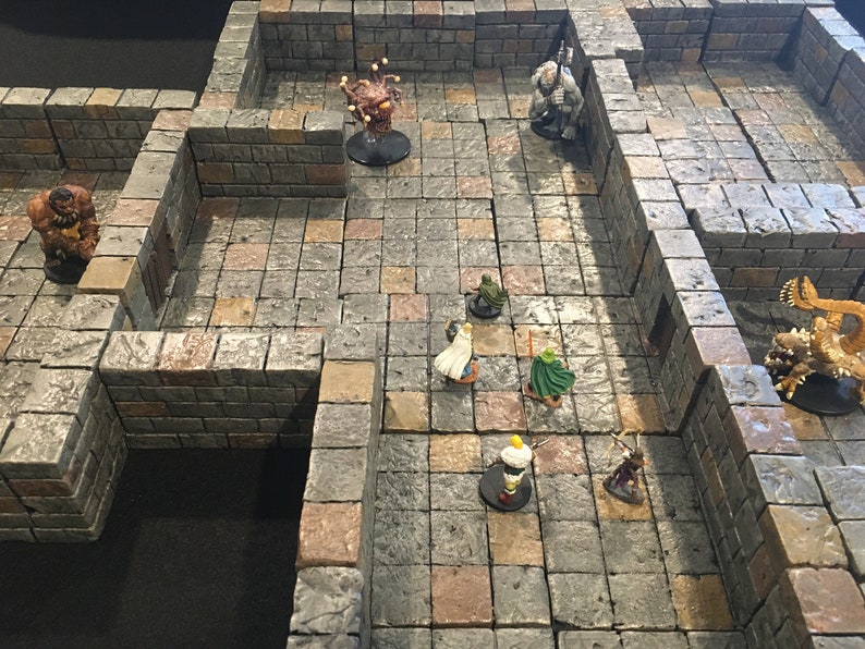 Jumbo Dungeon Tile Modular Set - Etsy