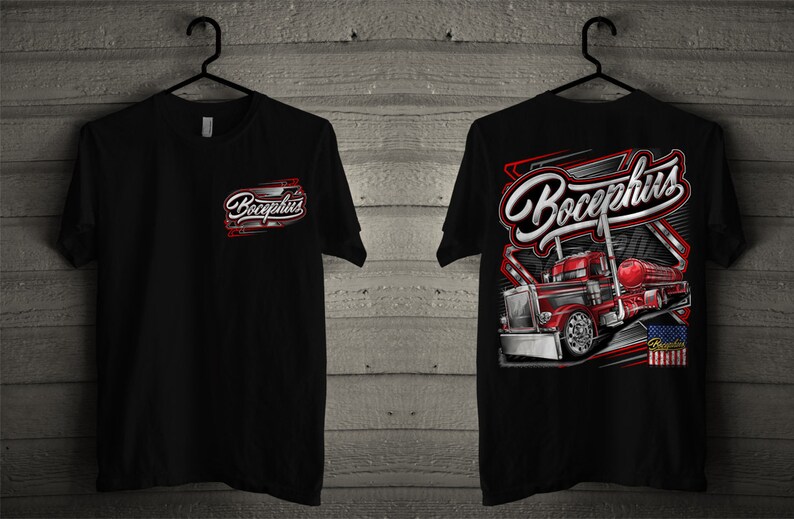 Bocephus Peterbilt Big Rig T-shirt - Etsy