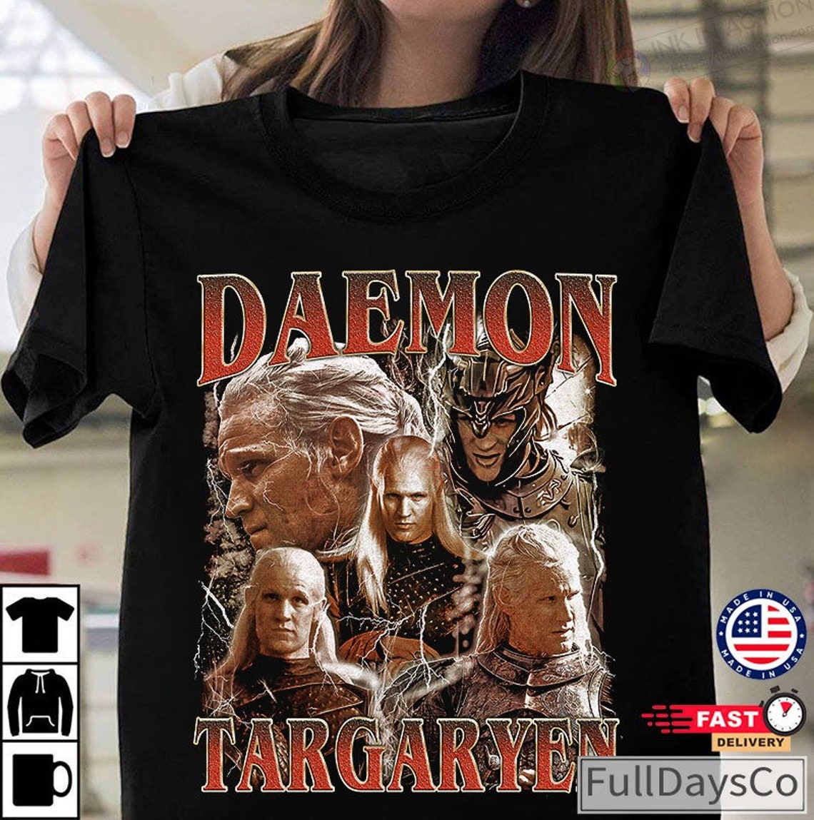 DAEMON TARGARYEN Vintage Shirt, Daemon Targaryen Tshirt, Daemon ...