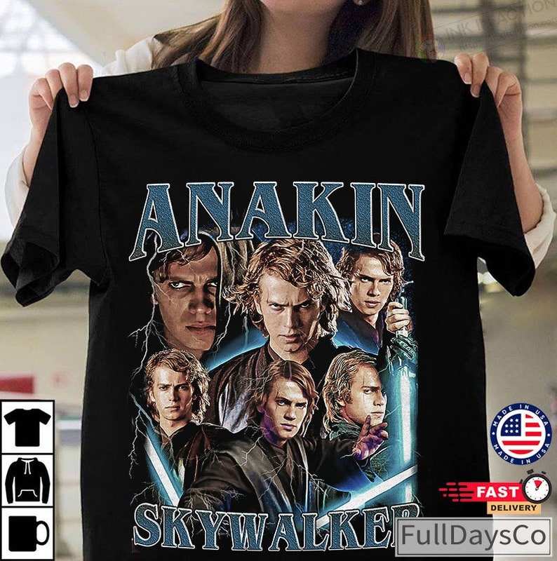 ANAKIN SKYWALKER Vintage Shirt, Anakin Skywalker Tshirt, Anakin ...