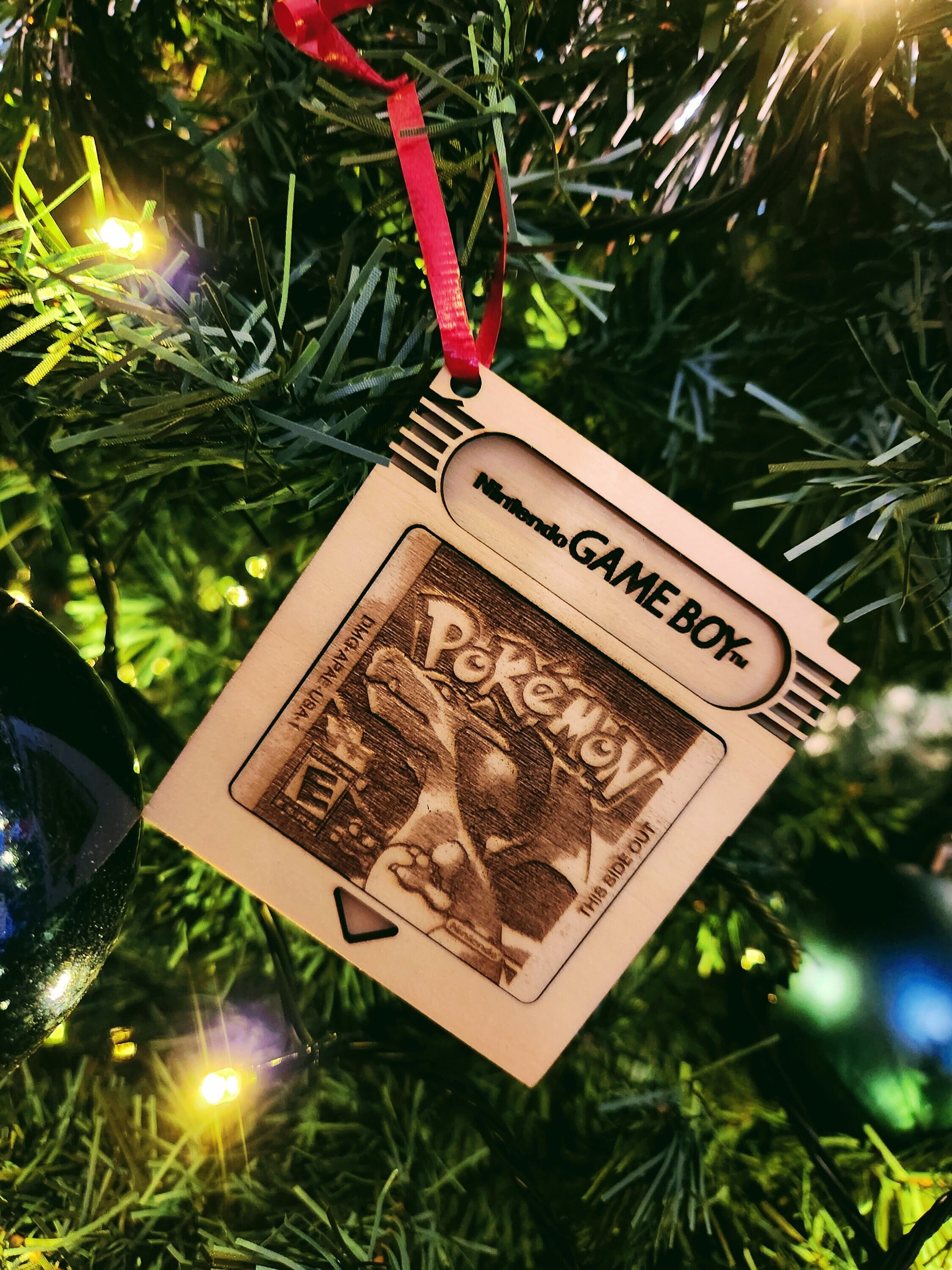 Pokemon Red Charizard Game Boy Ornament GBC - Etsy