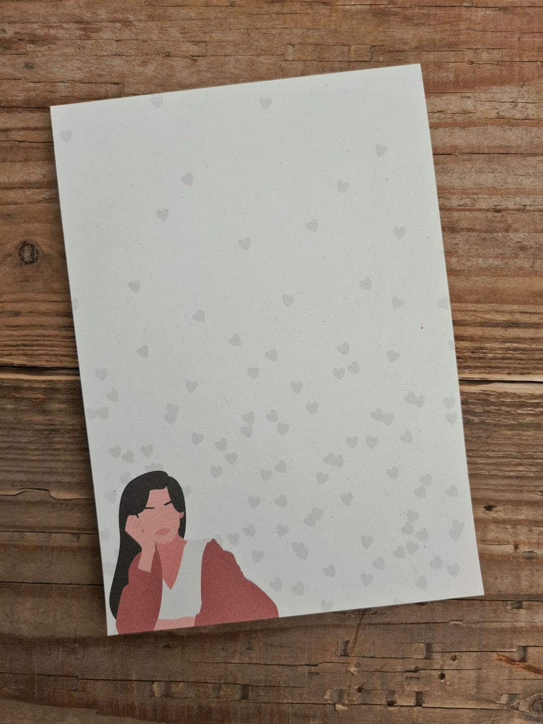 Notepad Hearts From the Collection affirmation DIN - Etsy