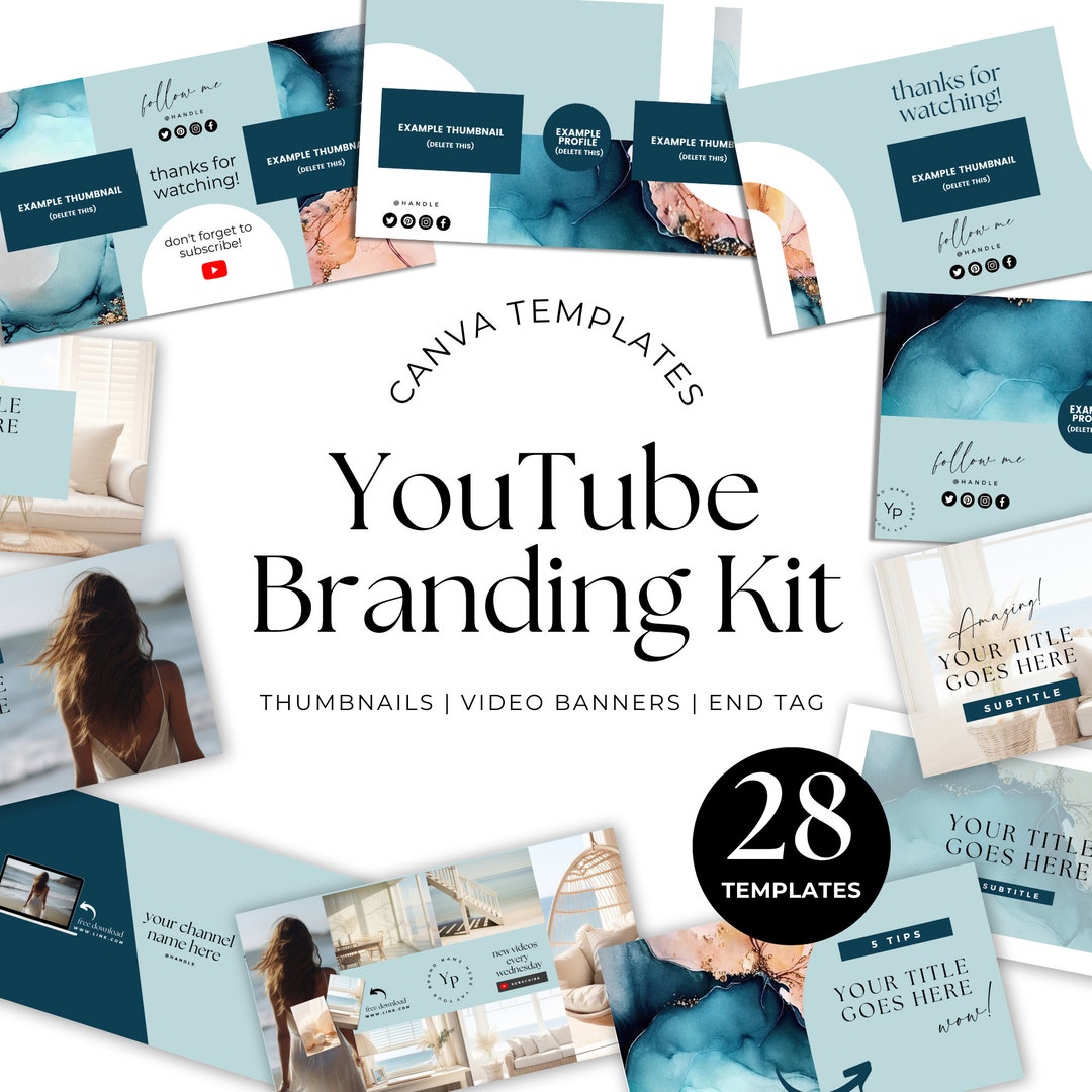 You Tube Template Thumbnail Video Banner End Tag Youtube Canva ...