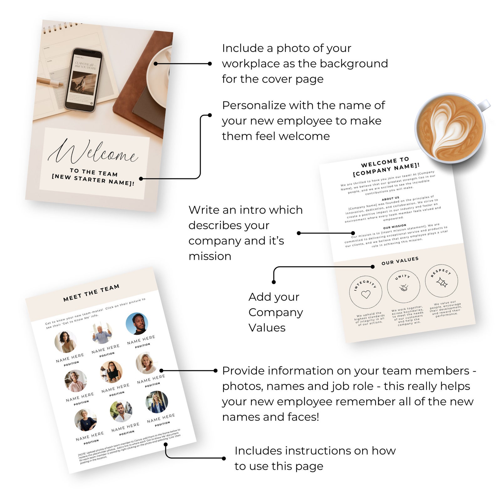 New Employee Welcome to the Team Get to Know Me Template Onboarding ...