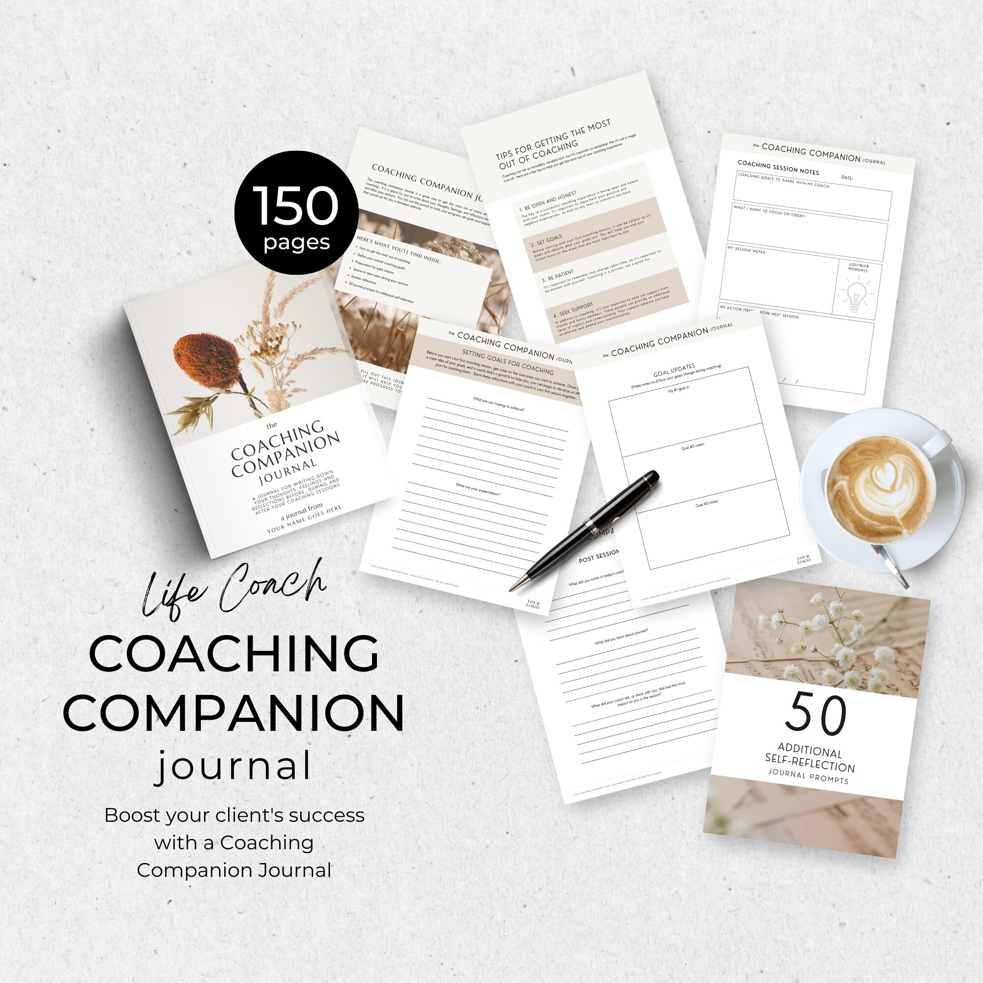 Life Coach Client Onboarding Template Bundle, Coaching Welcome Pack ...