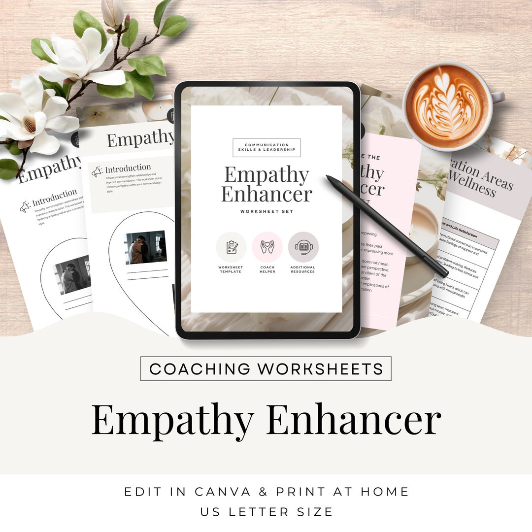 Empathy Enhancer Worksheet Canva Template, Interpersonal Communication ...