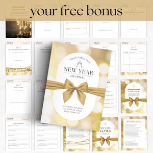 Vision Board Bingo 2025 New Year Resolutions Dream Manifestation ...