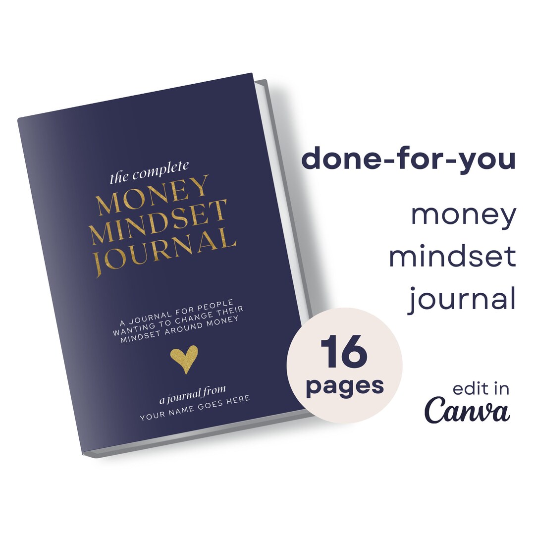 Money Mindset Journal, Done for You Freebie, Lead Magnet, Playbook ...