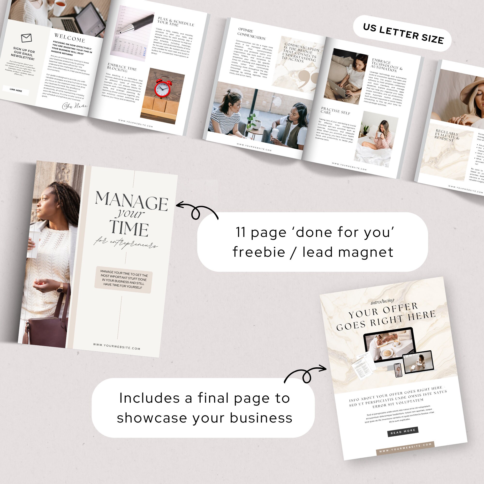 Time Management for Entrepreneurs Freebie and Email Sequence Business ...